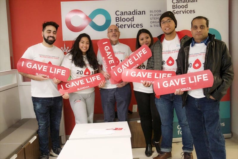 Blood Drive Event with Canadian Blood Services